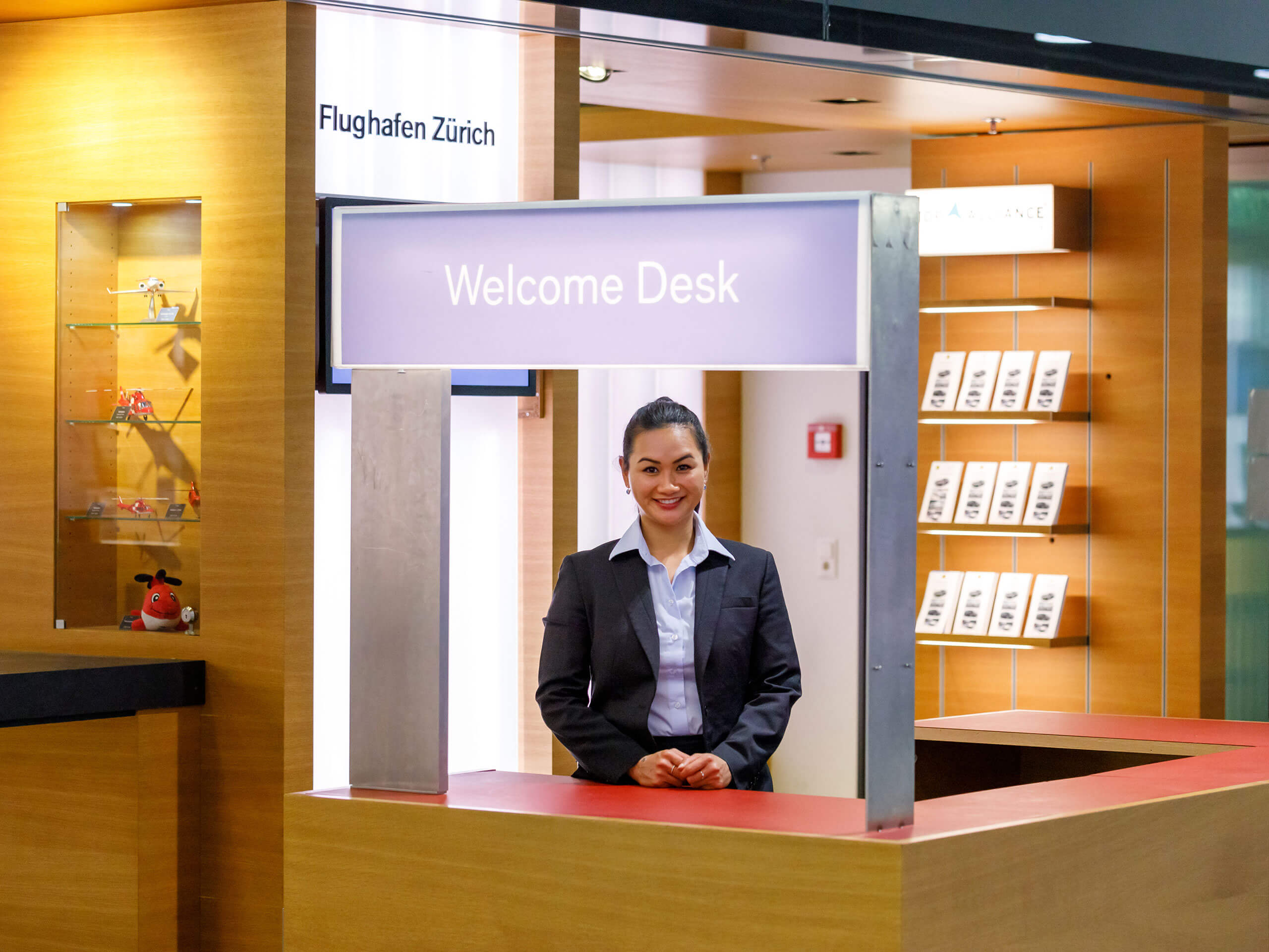 Welcome Desk Ankunft 2 – Flughafen Zuerich