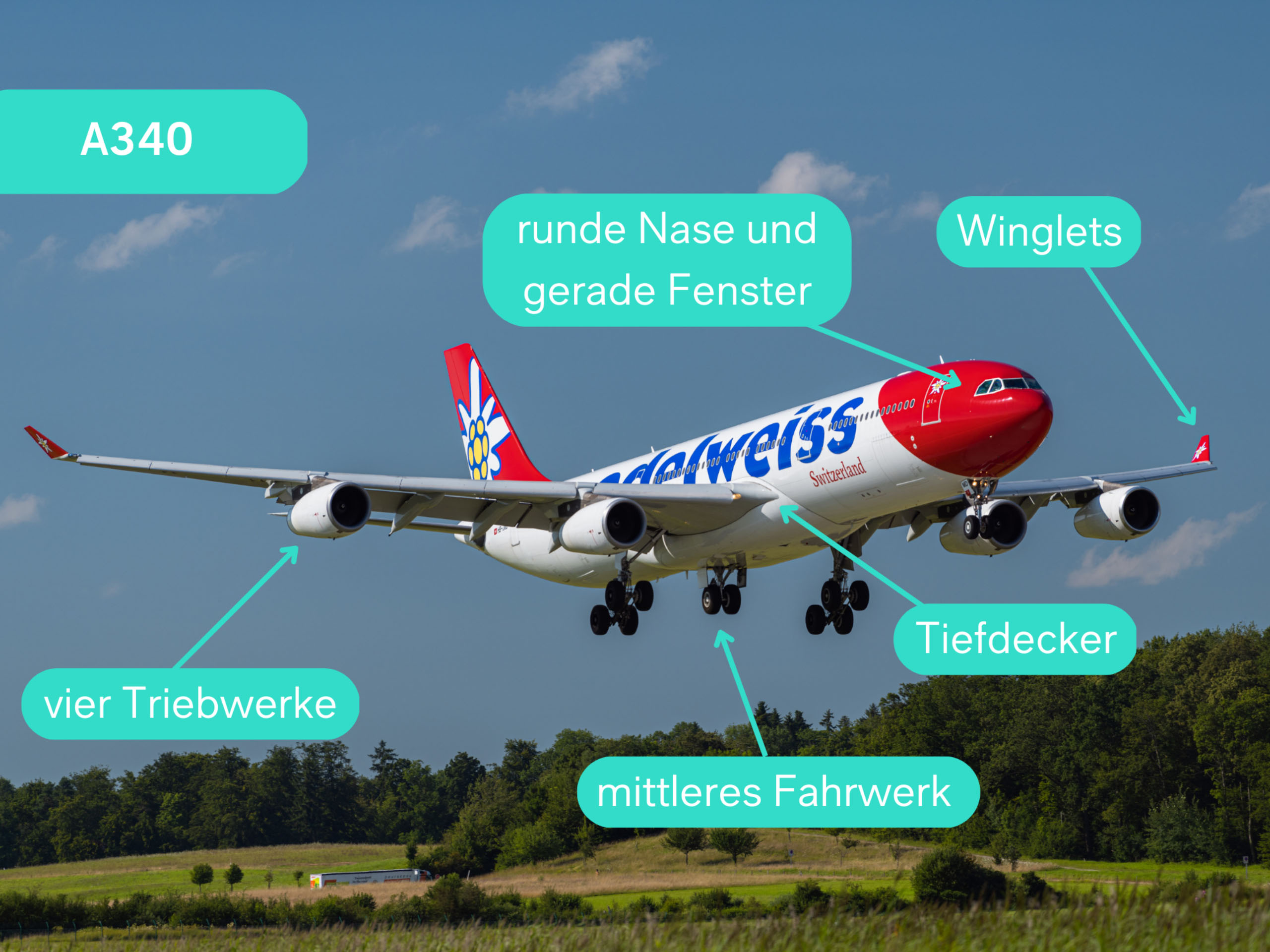 So erkennst du Flugzeugtypen – Flughafen Zuerich