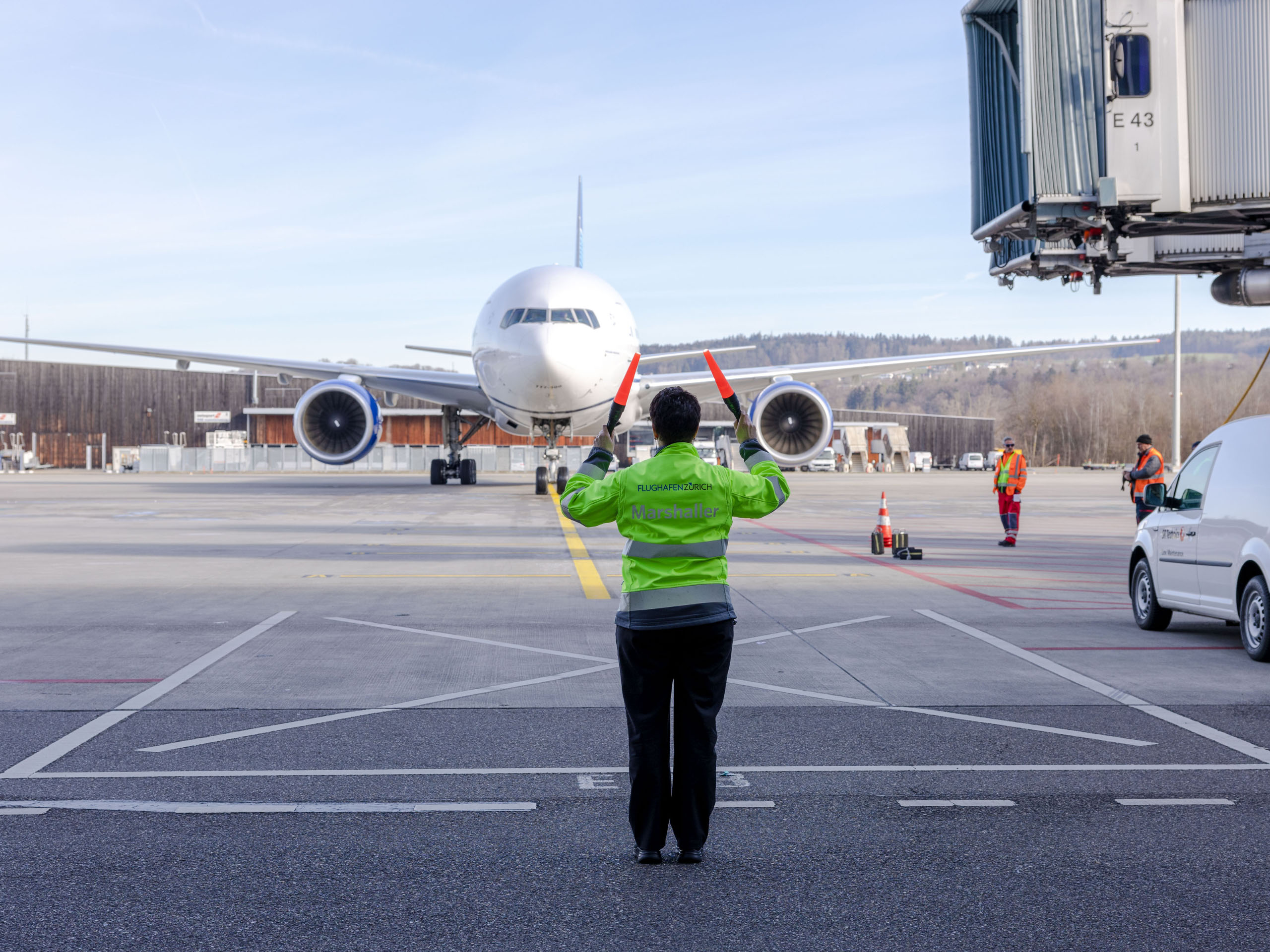 5 Fragen an Barbara Bernhard, Marshallerin – Flughafen Zuerich