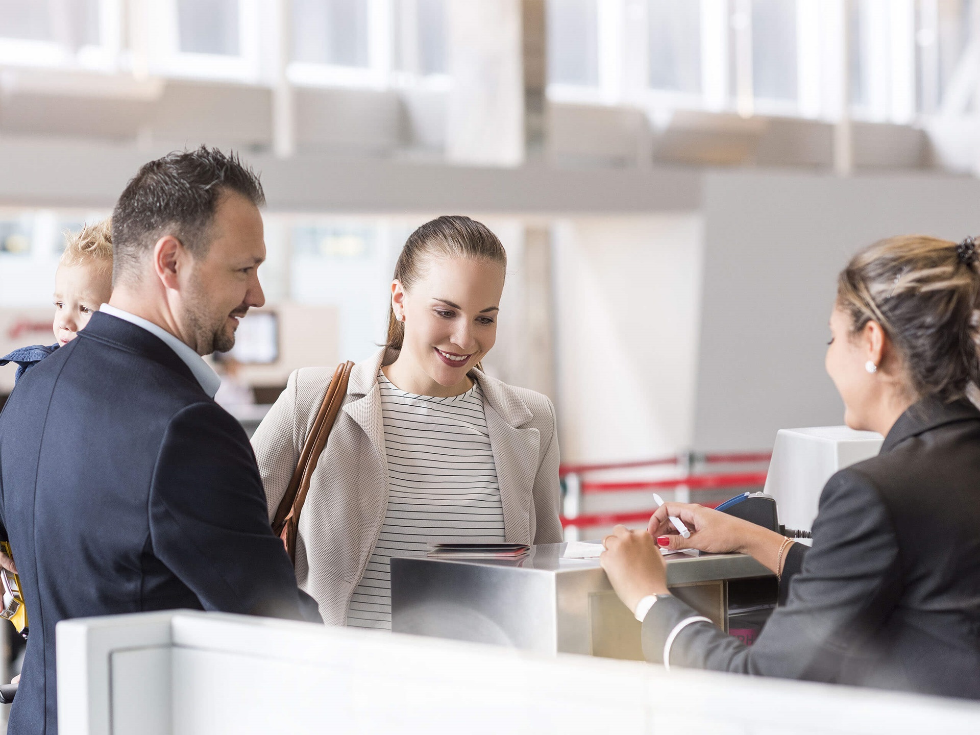 Check-in – Flughafen Zuerich