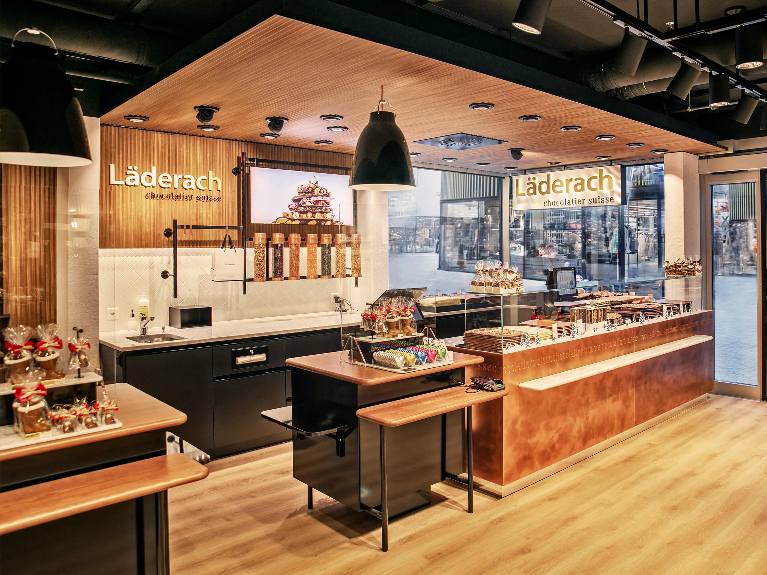 Läderach chocolatier suisse – Flughafen Zuerich