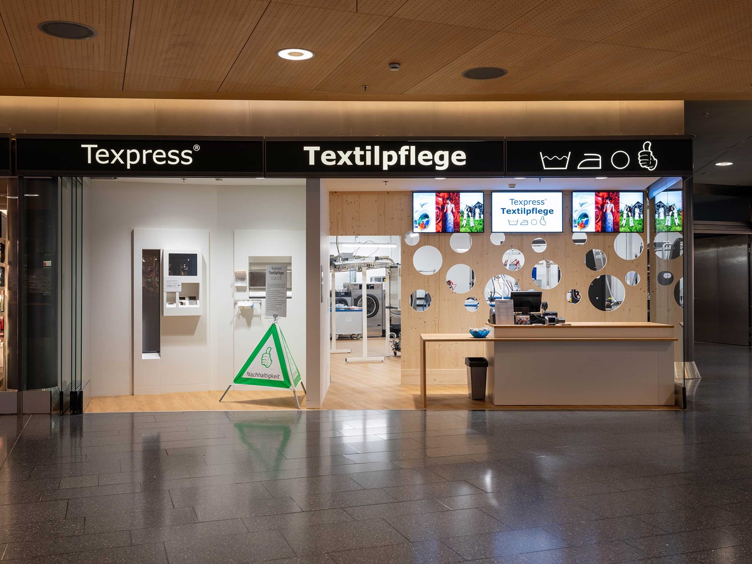 Texpress Textilpflege – Flughafen Zuerich