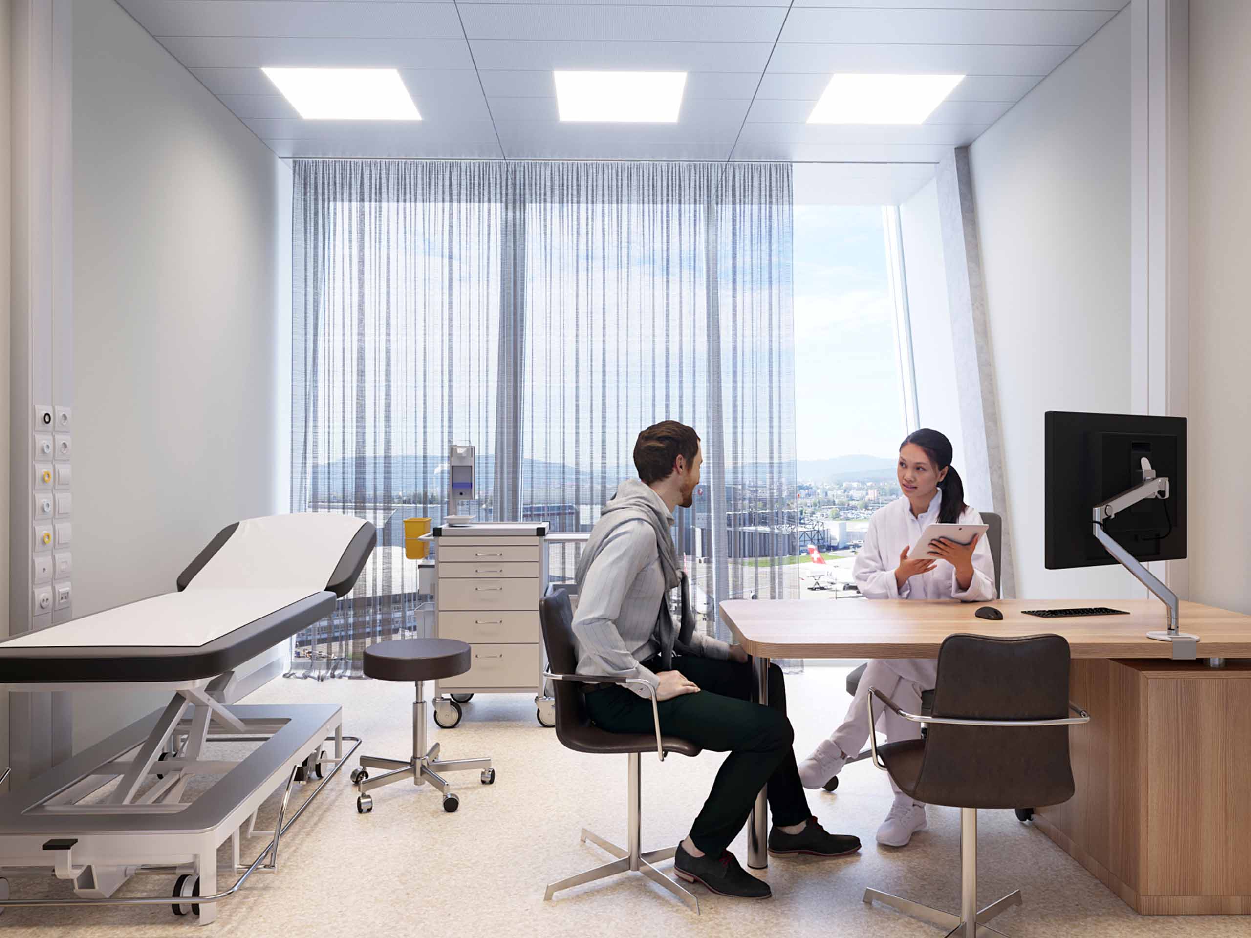 Universitätsspital Zürich – Flughafen Zuerich